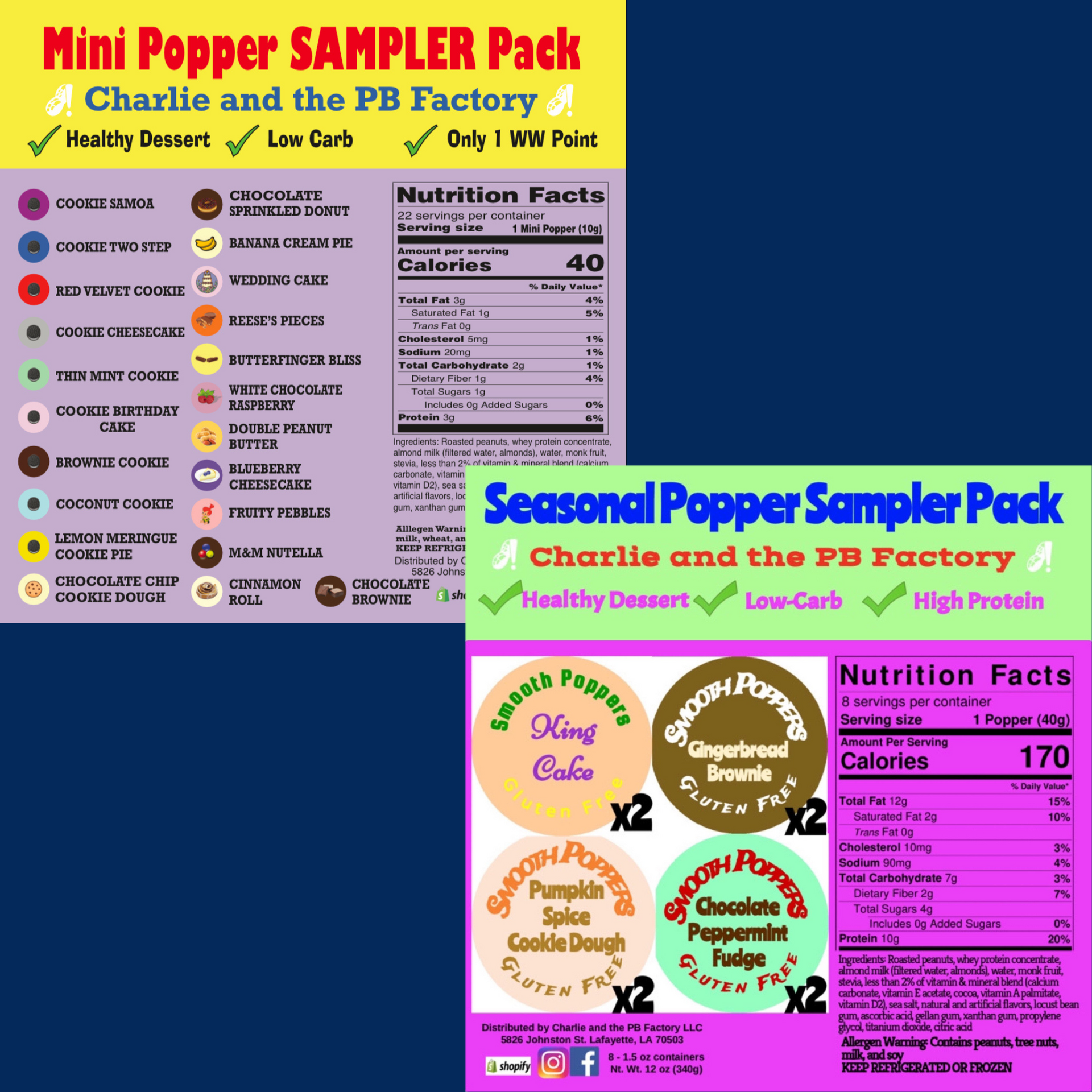 Product Packages and Bundles – The Peanut Butter Factory