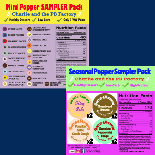 **Mini** Poppers – The Peanut Butter Factory