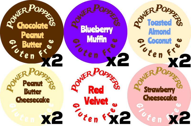 Sampler Power Pack (12 - 2 oz. Poppers) – The Peanut Butter Factory